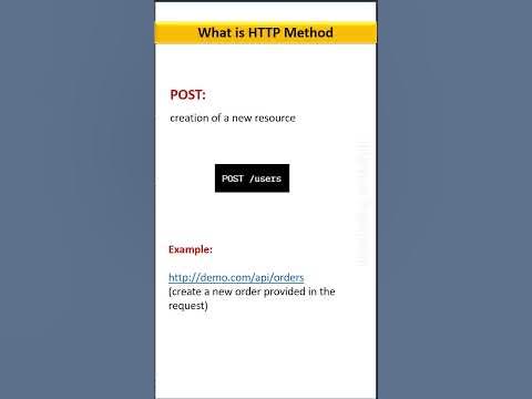 HTTP Method in Web API #shorts #interview #webapi - YouTube