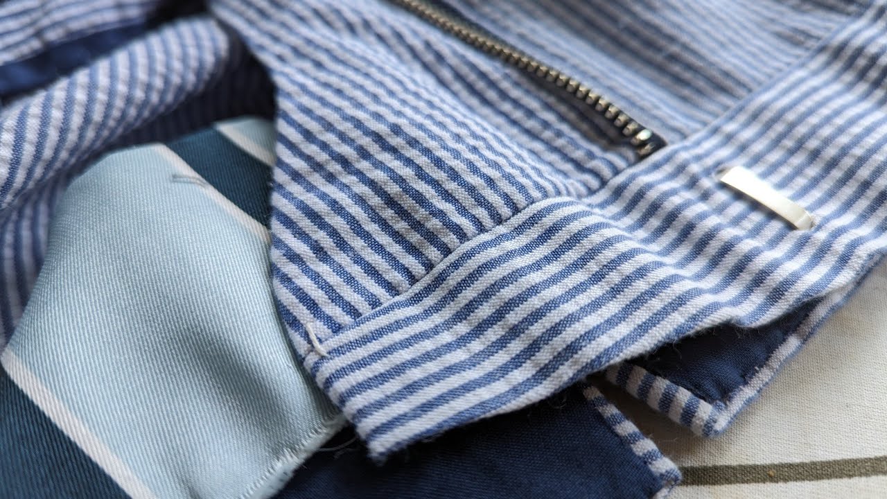 Machine-Sewn Bearer Lining | Trouser Projects - YouTube