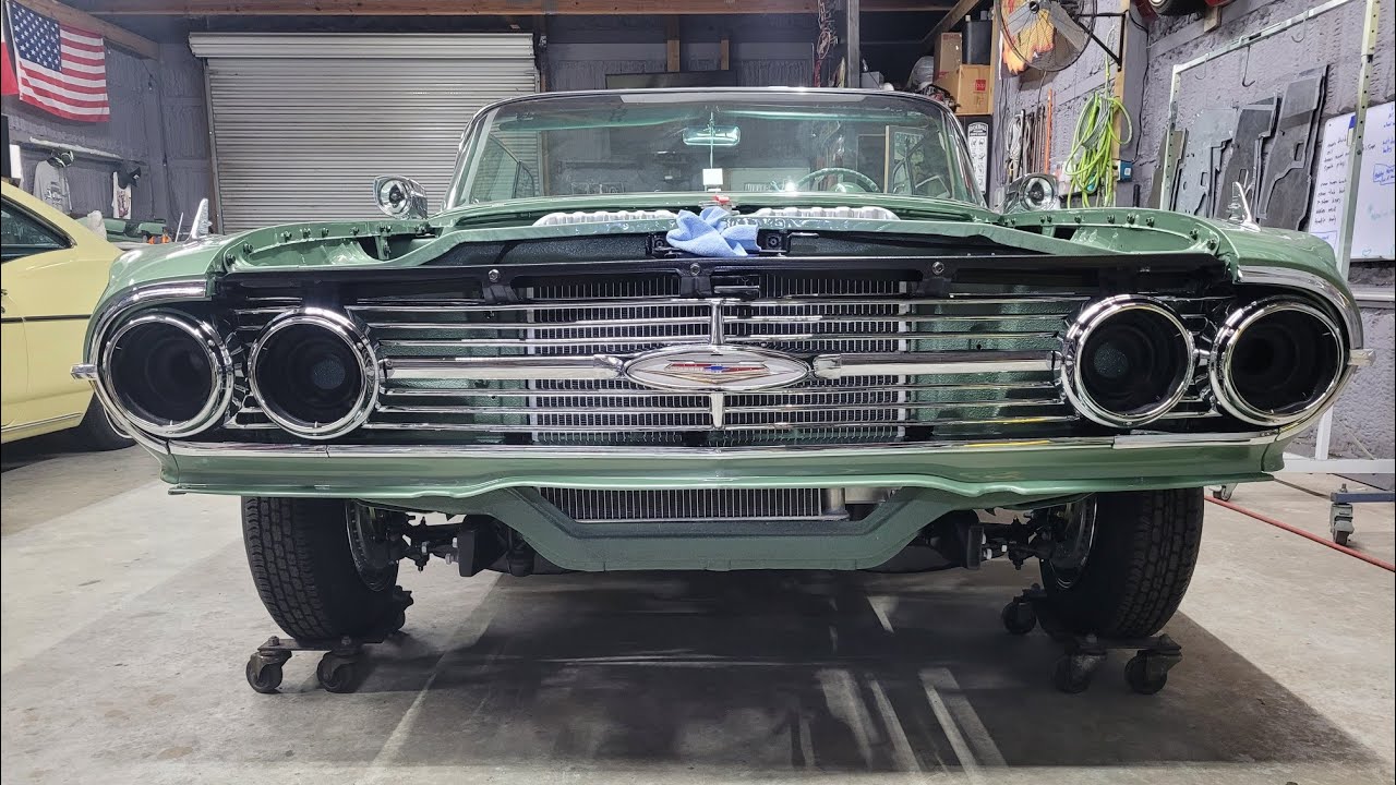 1960 IMPALA CONVERTIBLE GETS A CHROME GRILLE!! / REMATCH60 / DIY ...