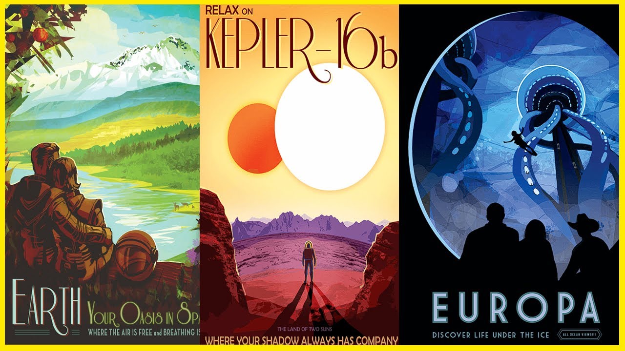 23 Retro-Futuristic NASA Posters That Imagine The Next Golden Age Of ...