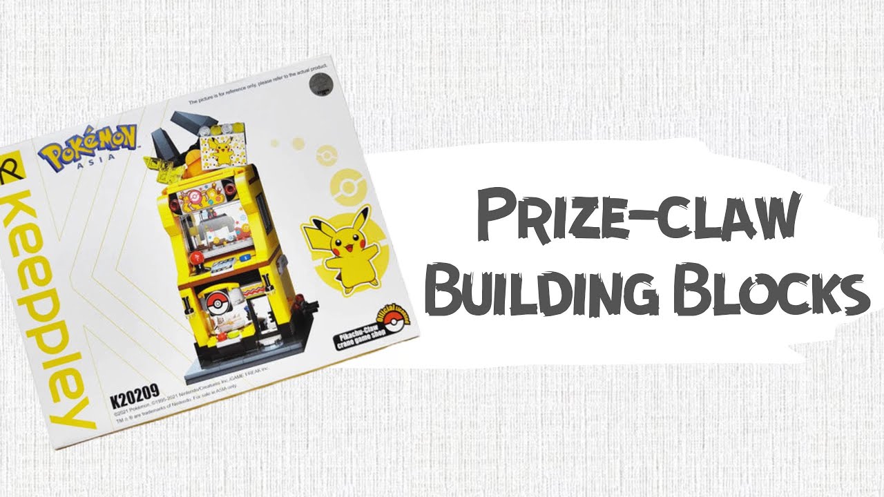 Building Pikachu Prize Claw - Keeppley Pokemon Claw Crane Game Shop ...