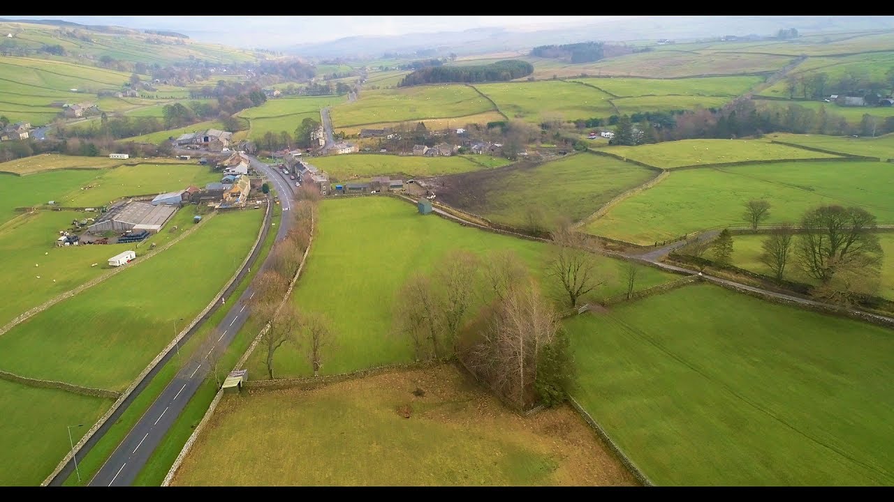 Weardale by drone. Part 2. St Johns Chapel to Stanhope. - YouTube