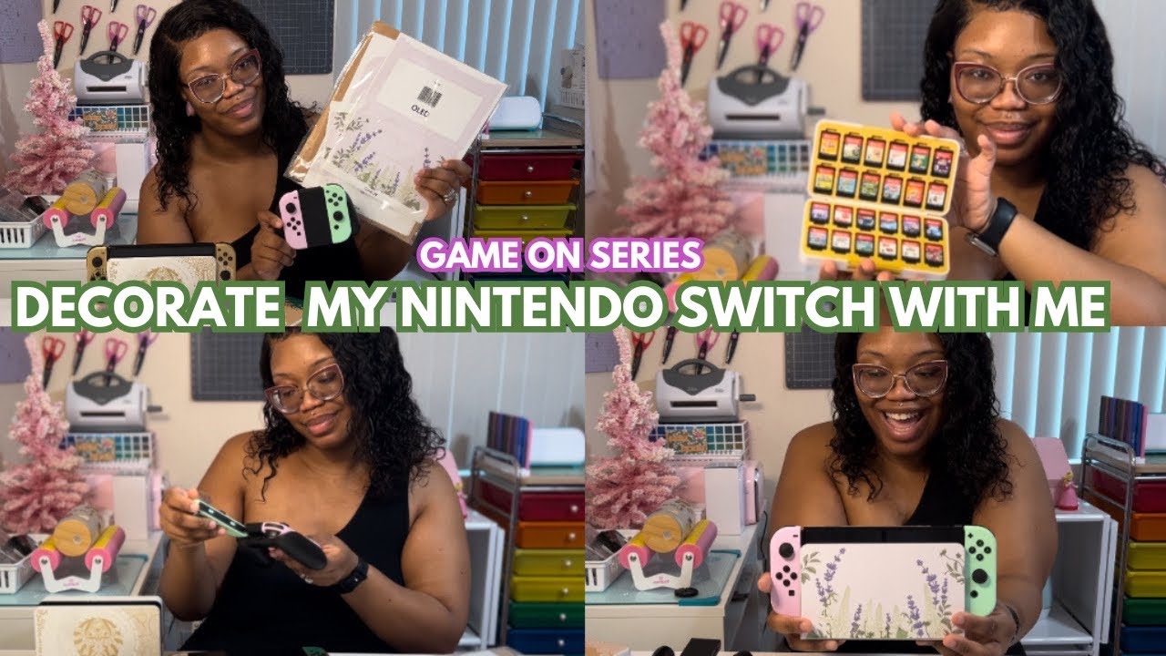 Decorate My Nintendo Switch OLED with me! Amazon Finds, Gaming Sticker ...
