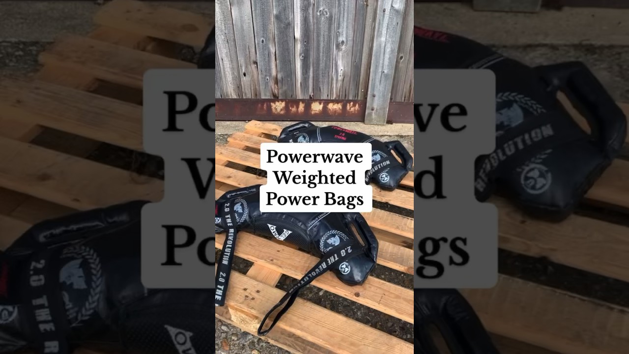 Powerwave Weighted Power Bags #powerwave #gym #gymequipment - YouTube