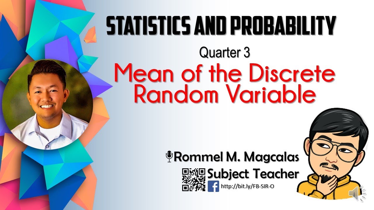 Mean of the Discrete Random Variable - YouTube