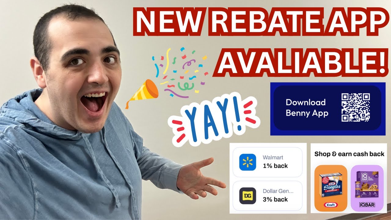 NEW REBATE APP AVAILABLE! ~ THIS IS AWESOME! ~ THE "BENNY" APP - YouTube