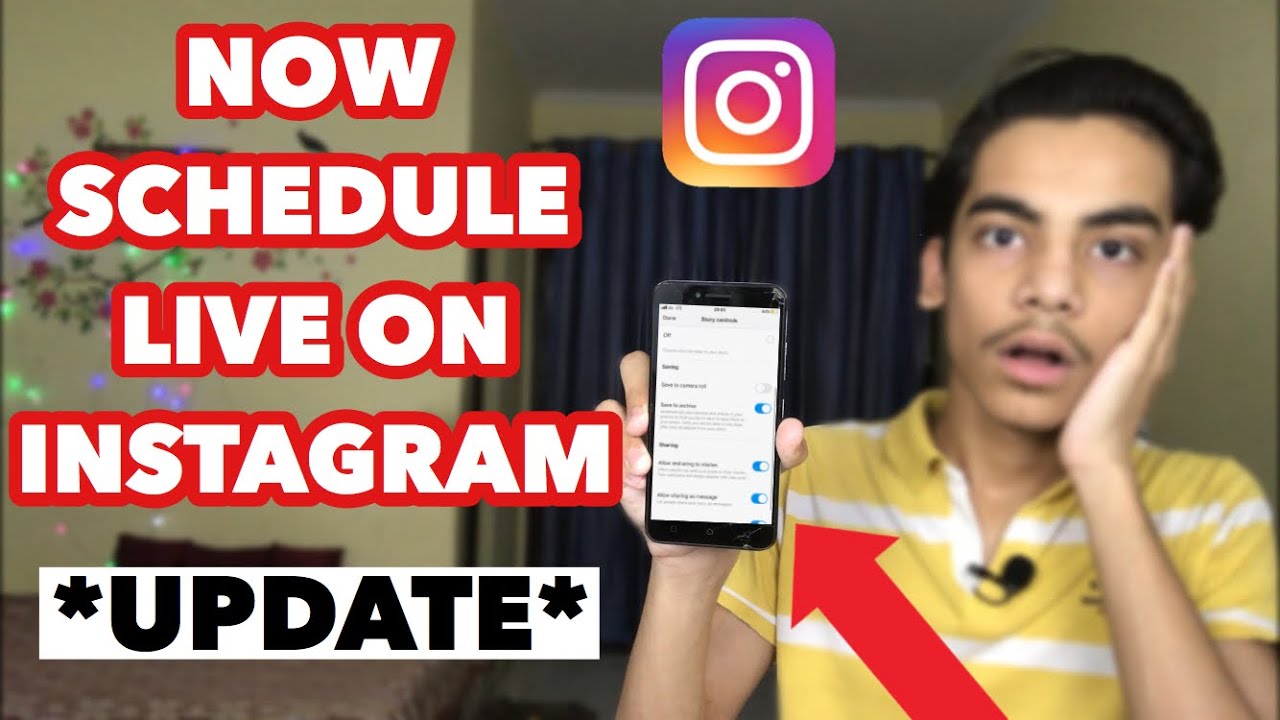 Now Schedule Live On Instagram *New Feature* 😱😱 - YouTube