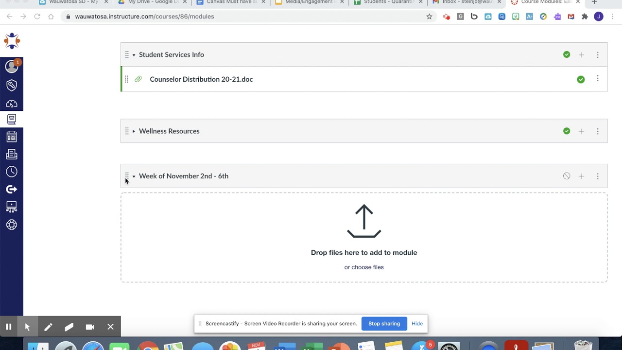 Moving Modules in Canvas - YouTube