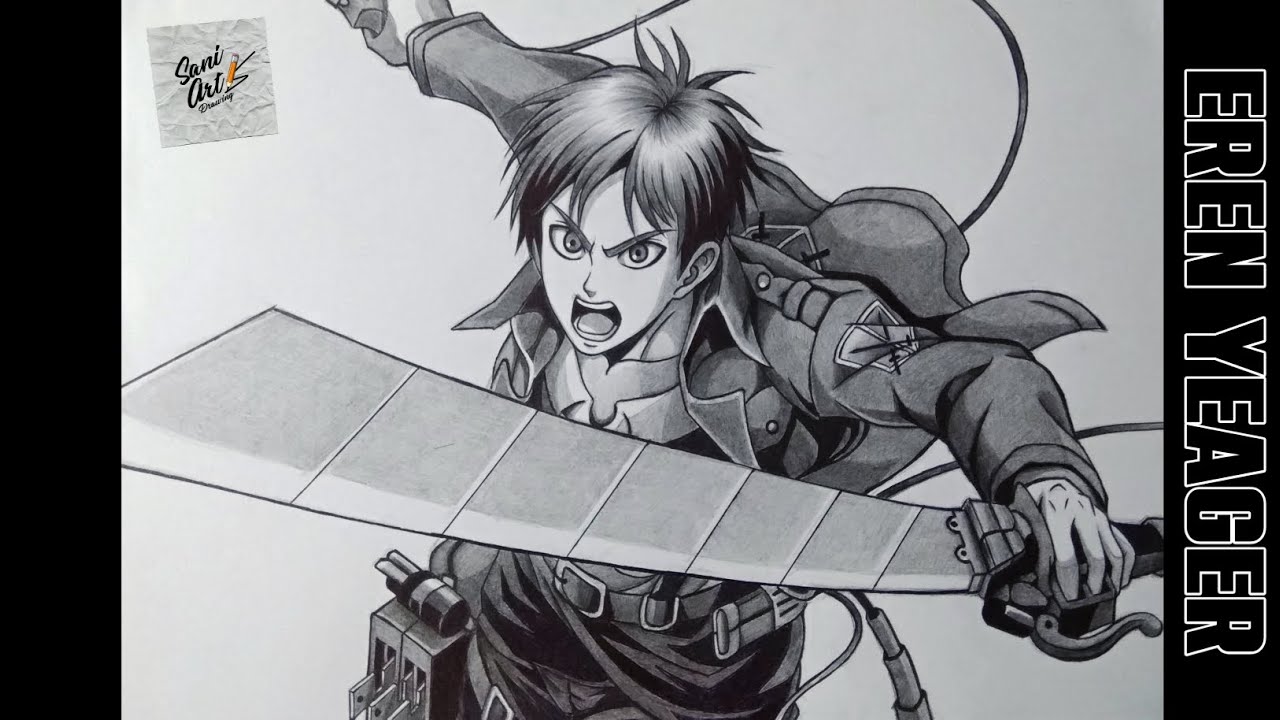 Drawing Eren Yeager [Attack On Titan] | Anime drawing | Sani Art ...