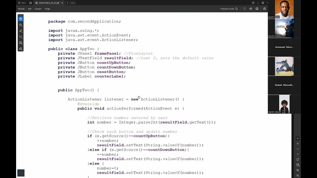 Software Development using Swing Components and various Layout Managers || JAVA II - YouTube