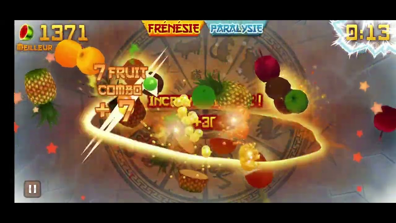 Fruit ninja Arcade Mode high score over 2600 Samsung version !!! - YouTube
