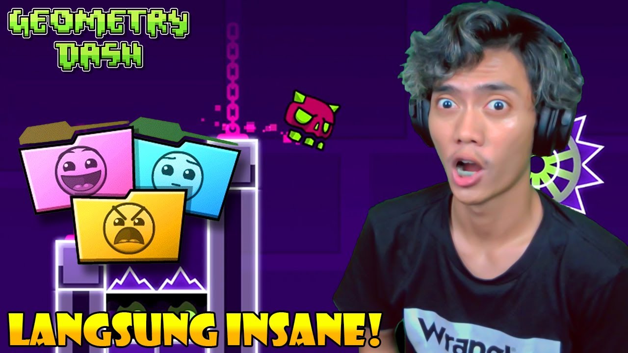 LEVEL DI REMAKE ORANG JADI MAKIN SUSAH! Geometry Dash - Indonesia (Map ...