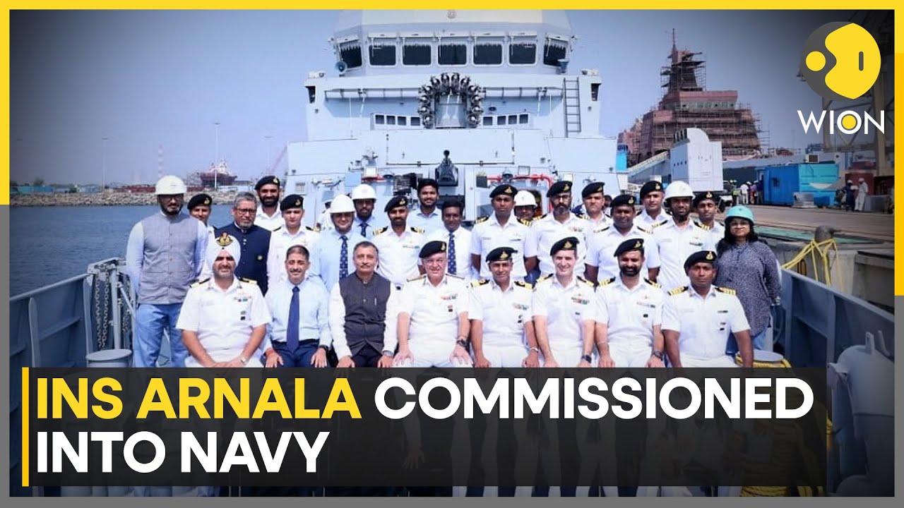 INS Arnala: 1st-Of-Its-Kind Naval Warship Commissioned | WION - YouTube