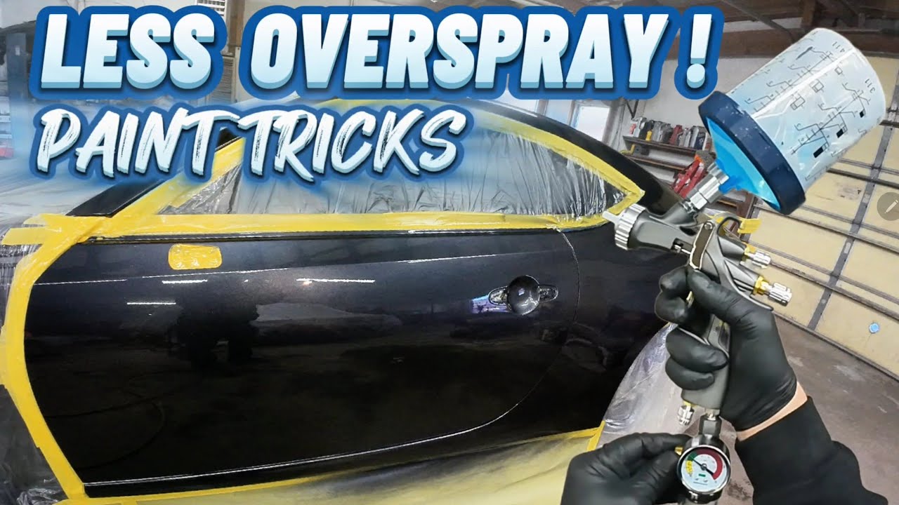 Paint your car with less overspray! - YouTube