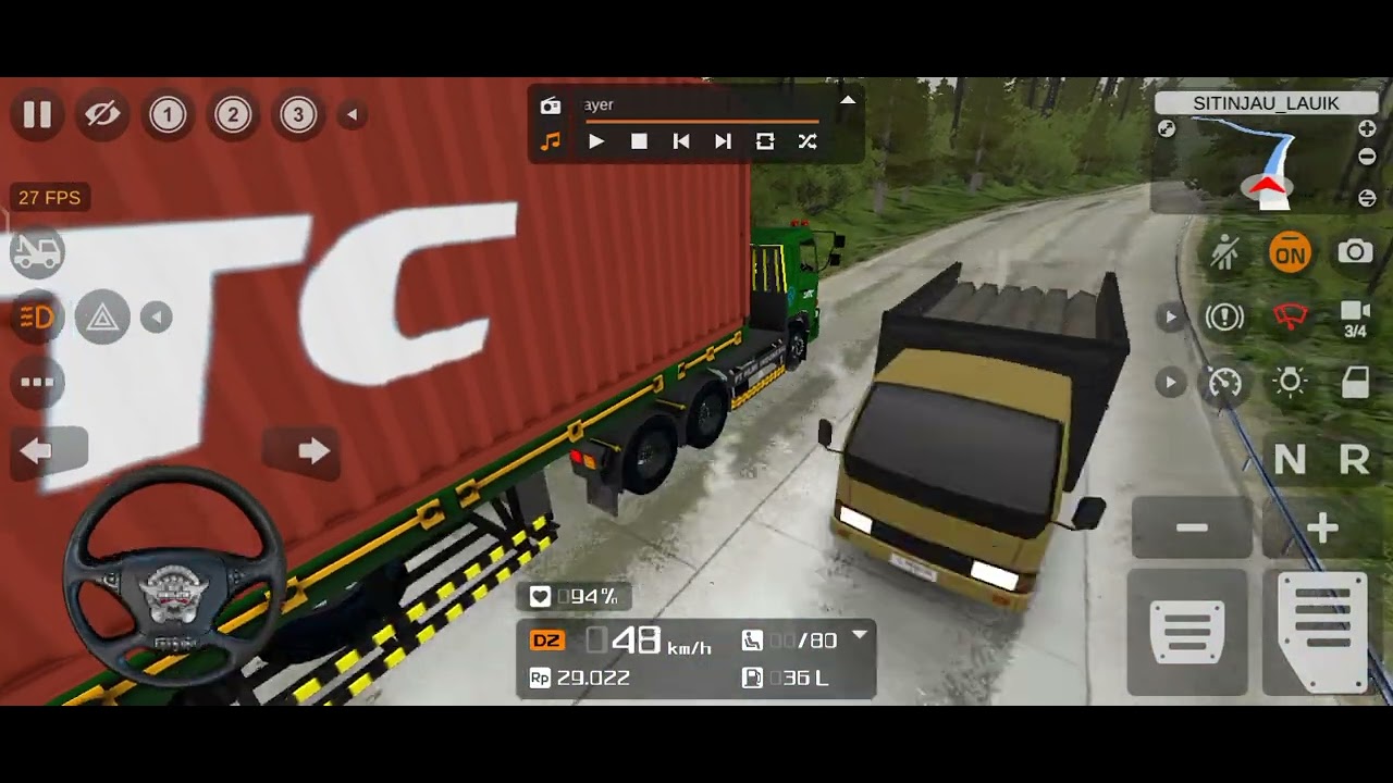 pap pap dol nga truck bus simulator Indonesia - YouTube