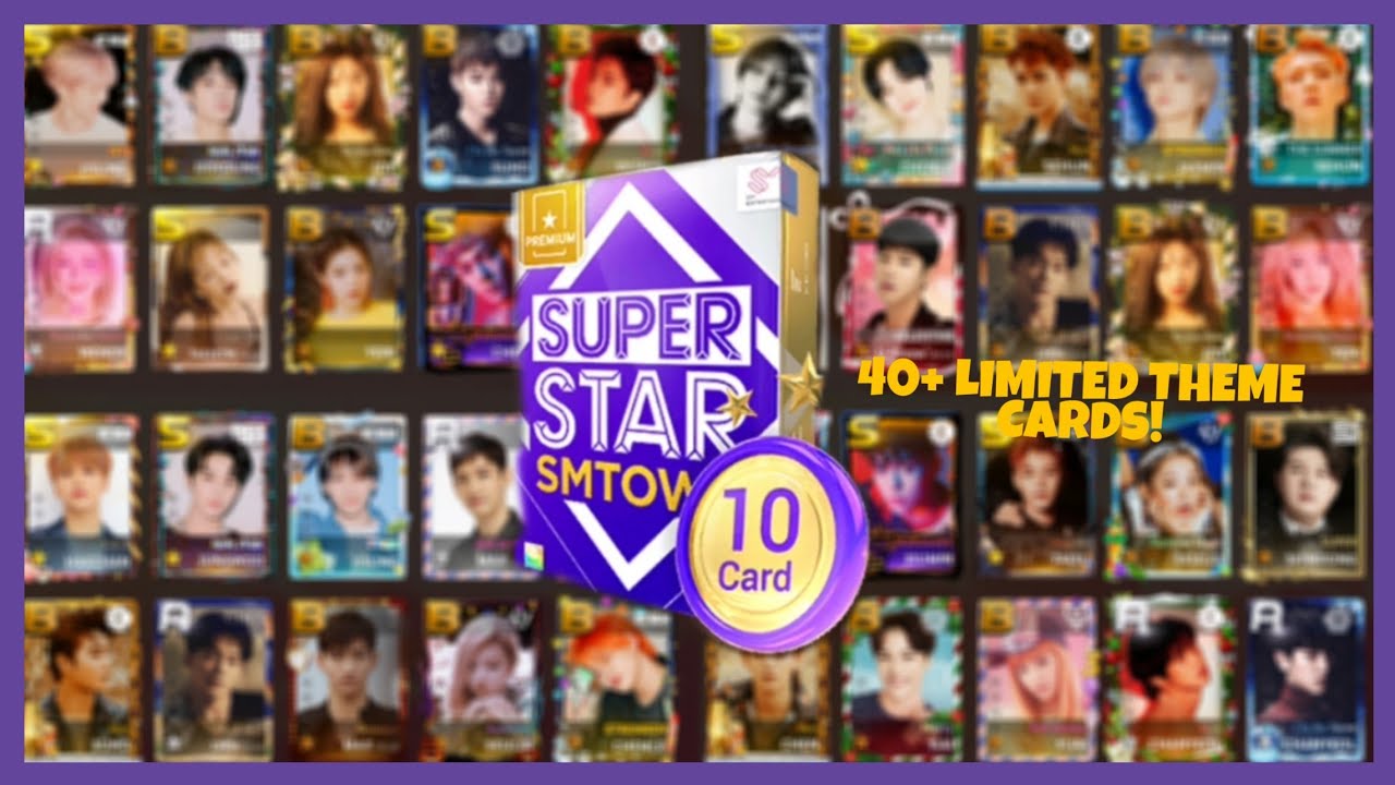 SUPERSTAR SM JAPAN | OPENING 40+ LIMITED THEME CARDS! - YouTube