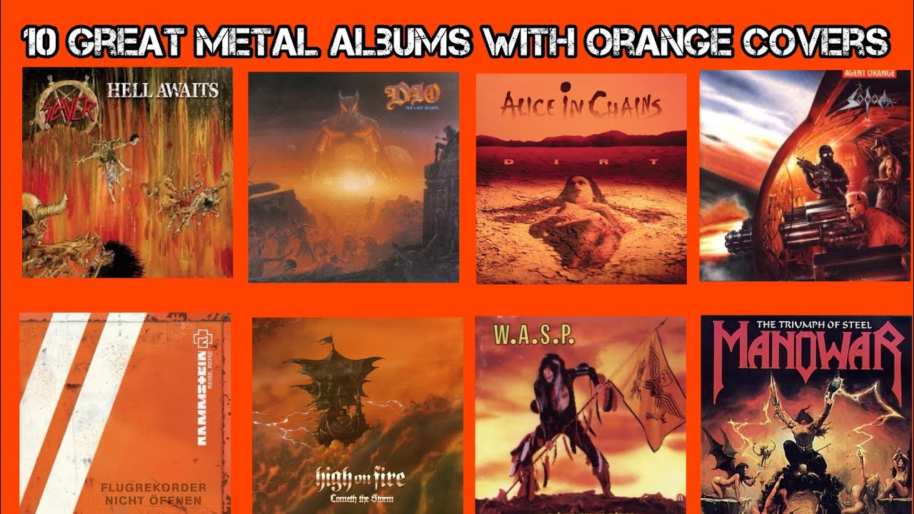 10 Great Metal Albums With Orange Covers.My #albumart #albumartwork ...
