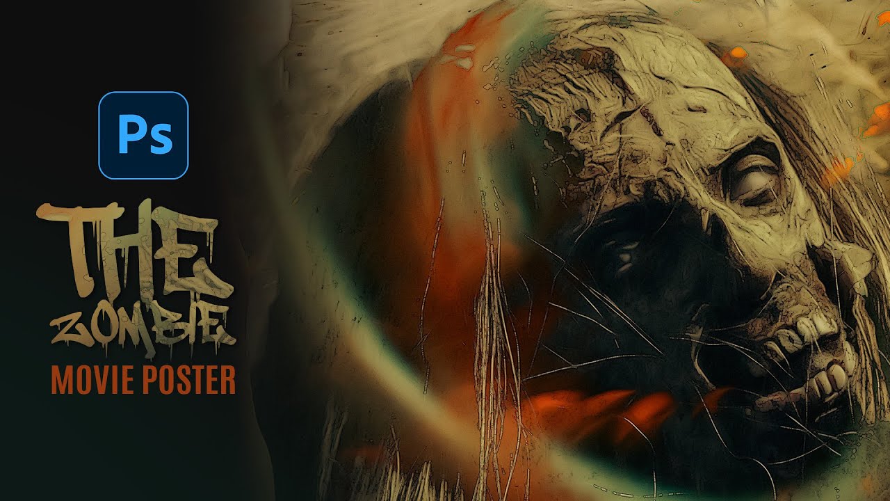 Artistic Texture Effects in Horror Movie Poster - YouTube