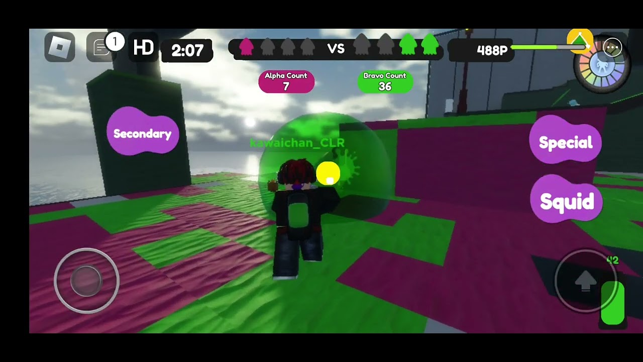 roblox splatoon first time playing game - YouTube