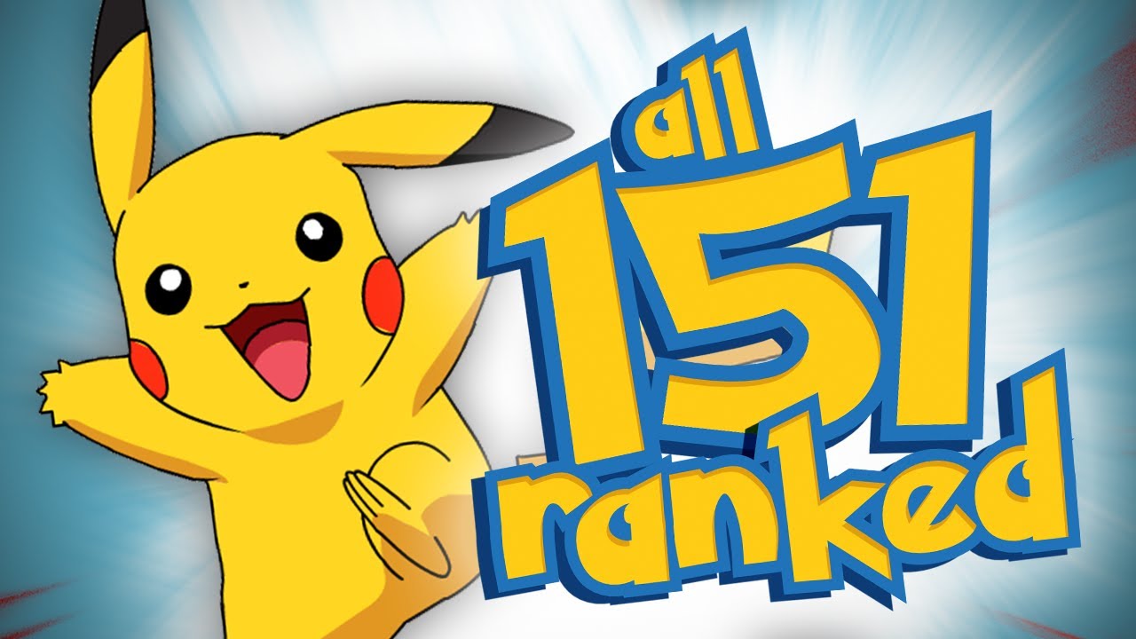 Original 151 Pokemon Chart