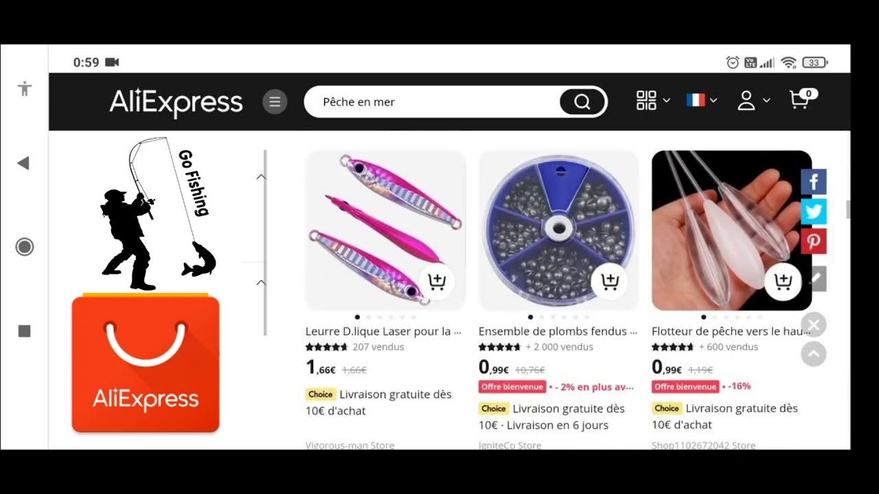 accessoires de pêche sur Aliexpress - YouTube