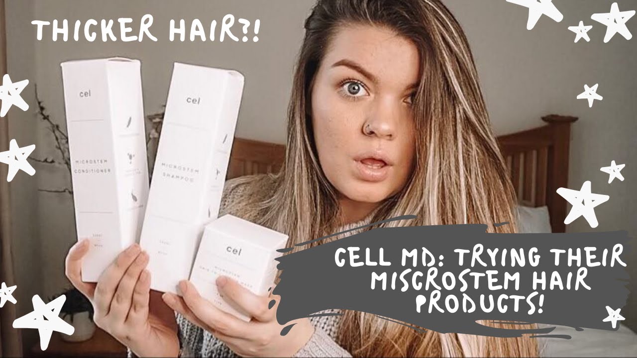 Thicker hair?! Testing Cel MD Microstem products! | #celmd ad | Carrie ...