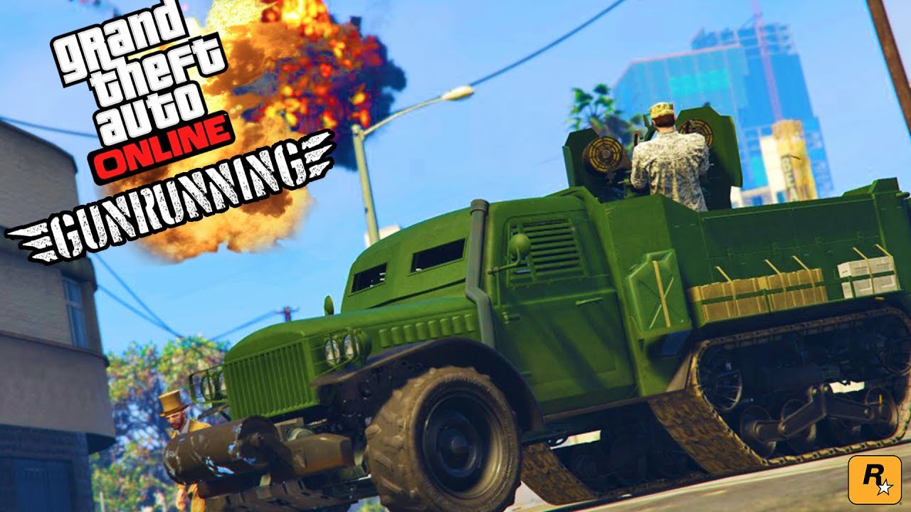 NEW GTA 5 GUNRUNNING DLC HEISTS! - GTA 5 MILITARY GUN RUNNING DLC ...