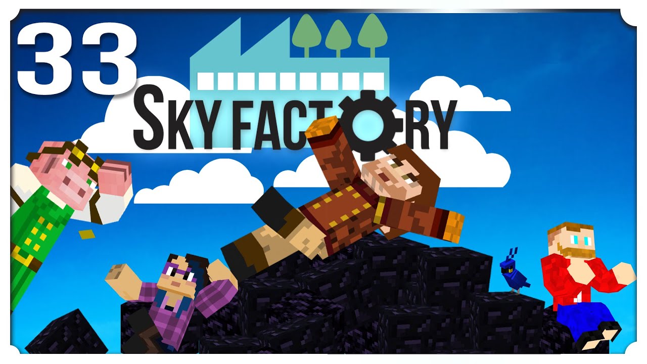 Obsidian Generator - Minecraft: Sky Factory #33 [Sky Factory 4 modpack ...