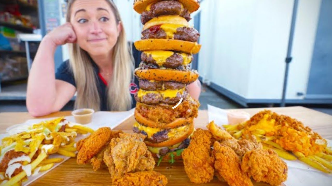 How good is Katina eats Kilos At doing restaurant food challenges the ...