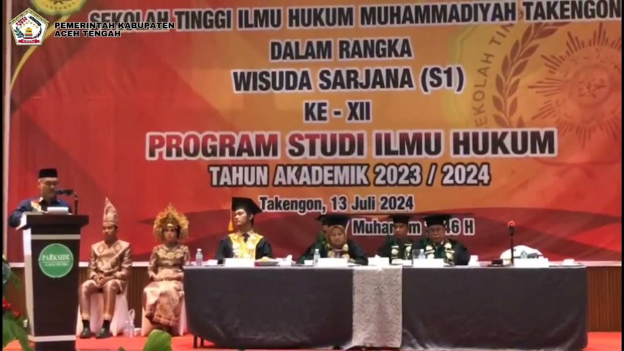 Staf Ahli Bidang Kemasyarakatan Hadiri Wisuda Sarjana S1 Ke-XII Prodi Ilmu Hukum STIHMAT ...