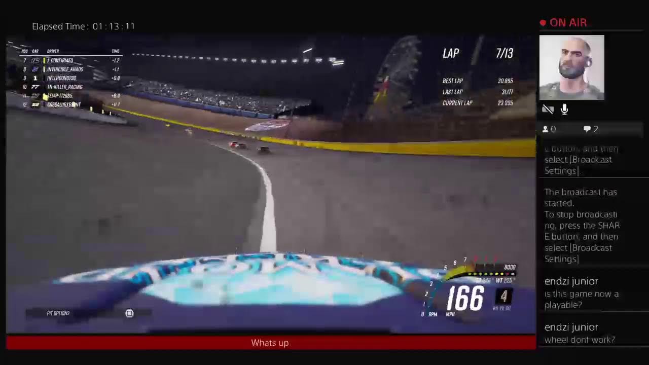 Nascar Heat 5 live Racing Cockpit view - YouTube