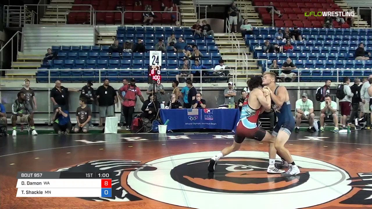 Cadet GR 138 Consi of 32 #2 - Dominic Damon (WA) vs. Tyler Shackle (MN ...