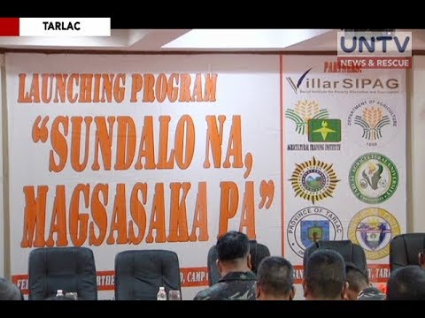 AFP Northern Luzon Command launches "Agri Soldier" in Tarlac - YouTube