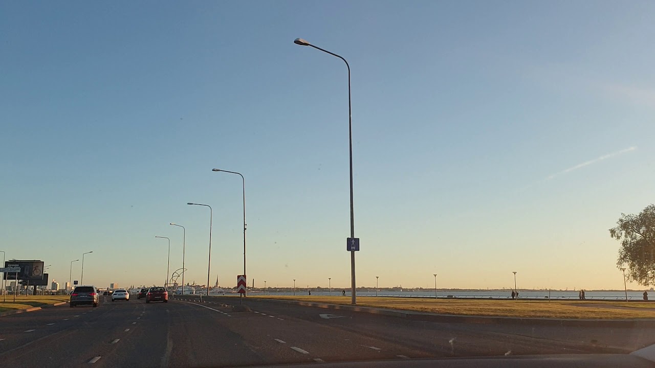 Pirita tee, sunny Tallinn - YouTube