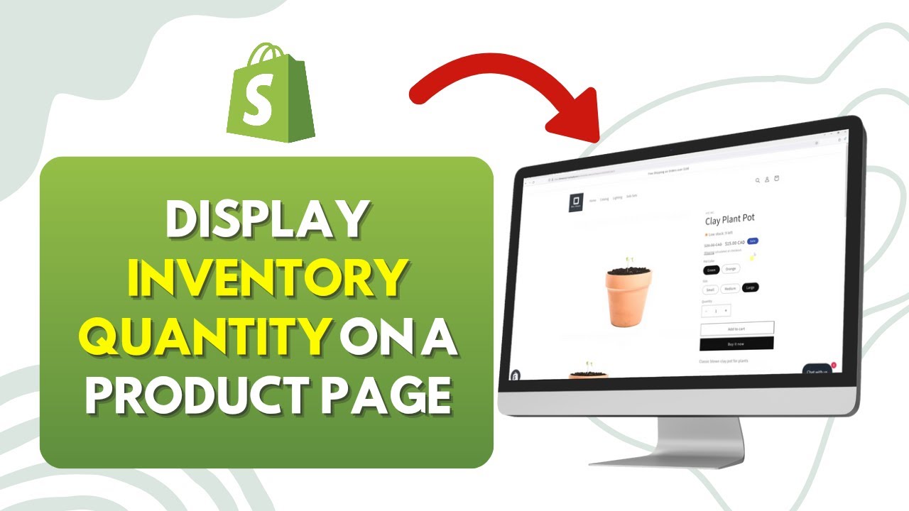How To Display Inventory Quantity On a Product Page Shopify (Easy Steps ...