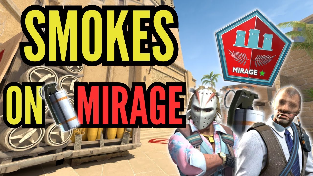 CS2 Mirage All ESSENTIAL Smokes for 2025! + GIVEAWAY!!!! - YouTube