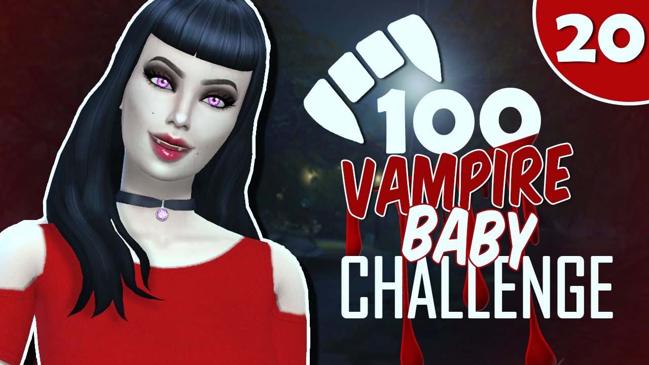 The Sims 4: 100 Vampire Baby Challenge | Ep.20 | SCHOOL PROJECTS! - YouTube