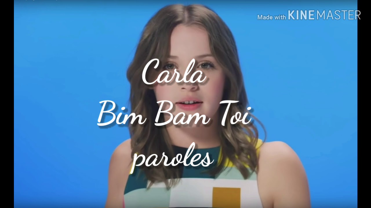 Carla bim,bam,toi paroles - YouTube