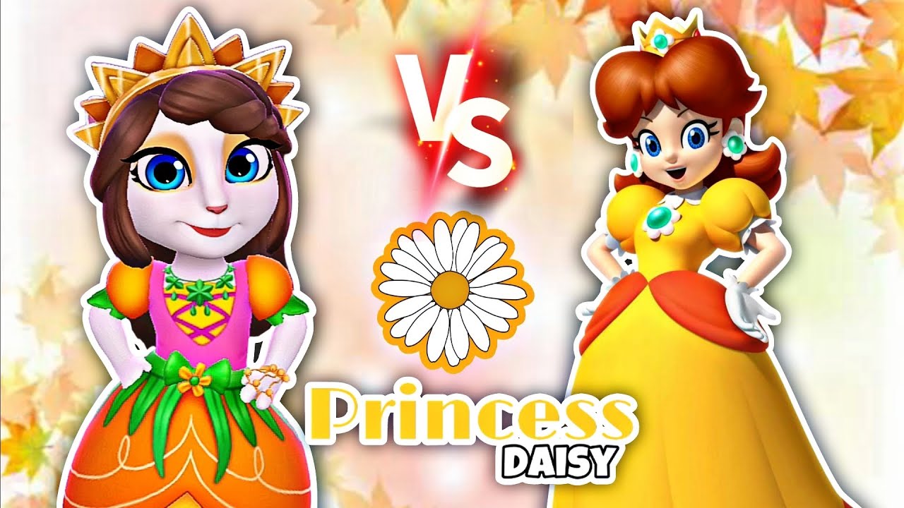 My Talking Angela 2 / Angela Vs Princess Daisy 🌻/ New Update Gameplay 💖 ...