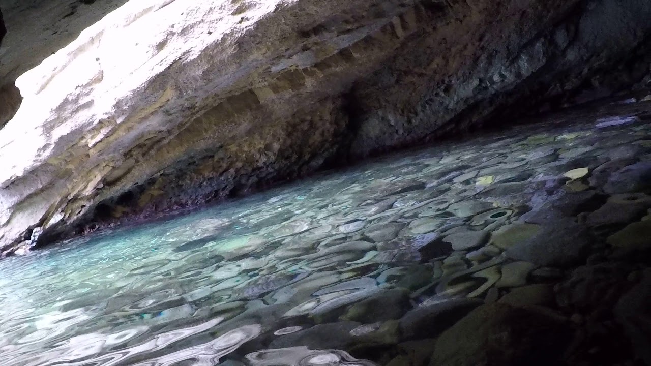 CAVE of Philoctetes Lemnos - YouTube