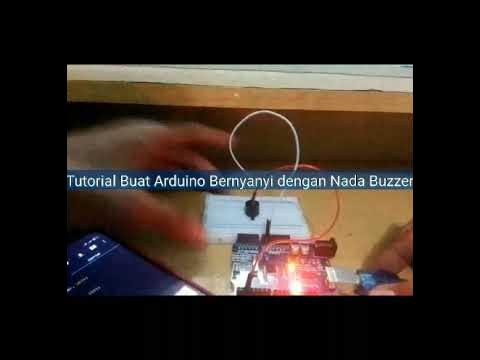 Praktek Membuat Ringtone pada Buzzer dengan Arduino UNO Menggunakan HP Android Aplikasi ...