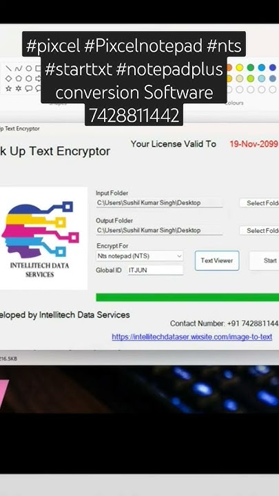 Convert Image to Pixcel Notepad #notepadplus. Starttxt .wrt .nts .rtx ...