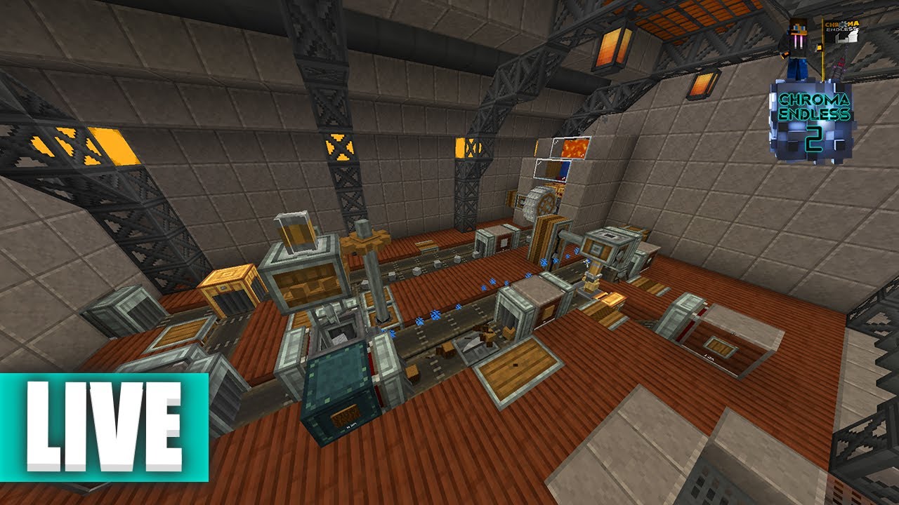 Chroma Endless 2 - L'usine d'Andesite Alloy et Andesite Casing [Minecraft Moddé] - YouTube