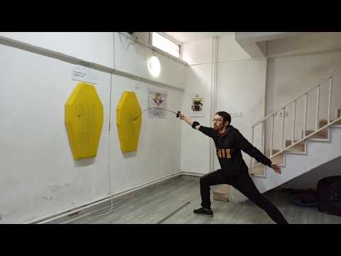 Eskrim Flöre Hedef Antrenmanı Fencing Foil Training 1
