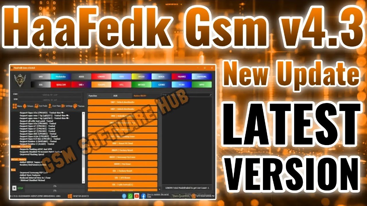 Haafedk Gsm Tool v4.3: A Complete Guide | Free Tool - YouTube