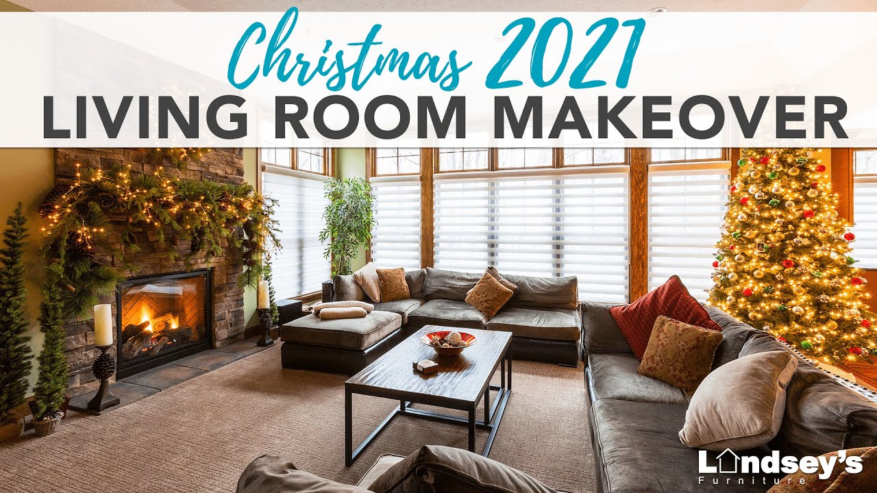 Christmas 2021 Living Room Makeover - YouTube