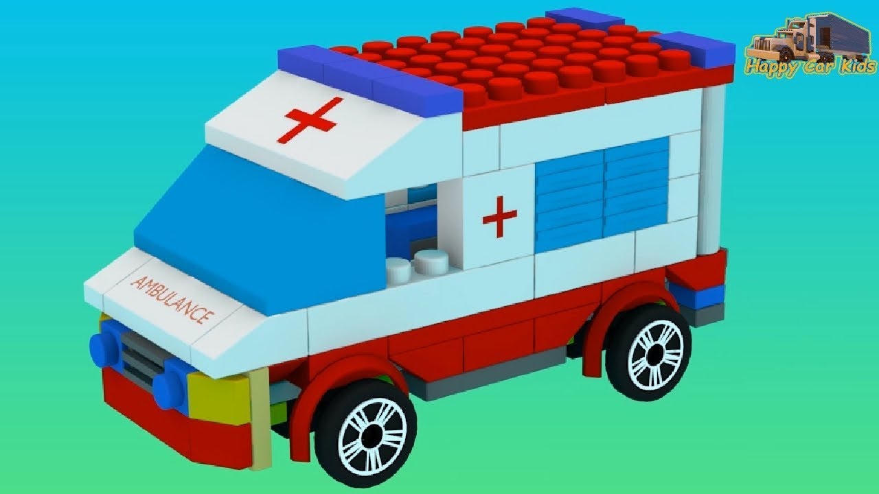 Ambulance with Lego Tow Truck | Formation and Uses | Animation Cars ...