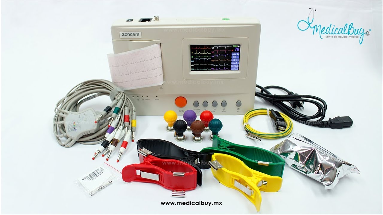 Electrocardiógrafo de 3 Canales | ZQ-1203G - YouTube