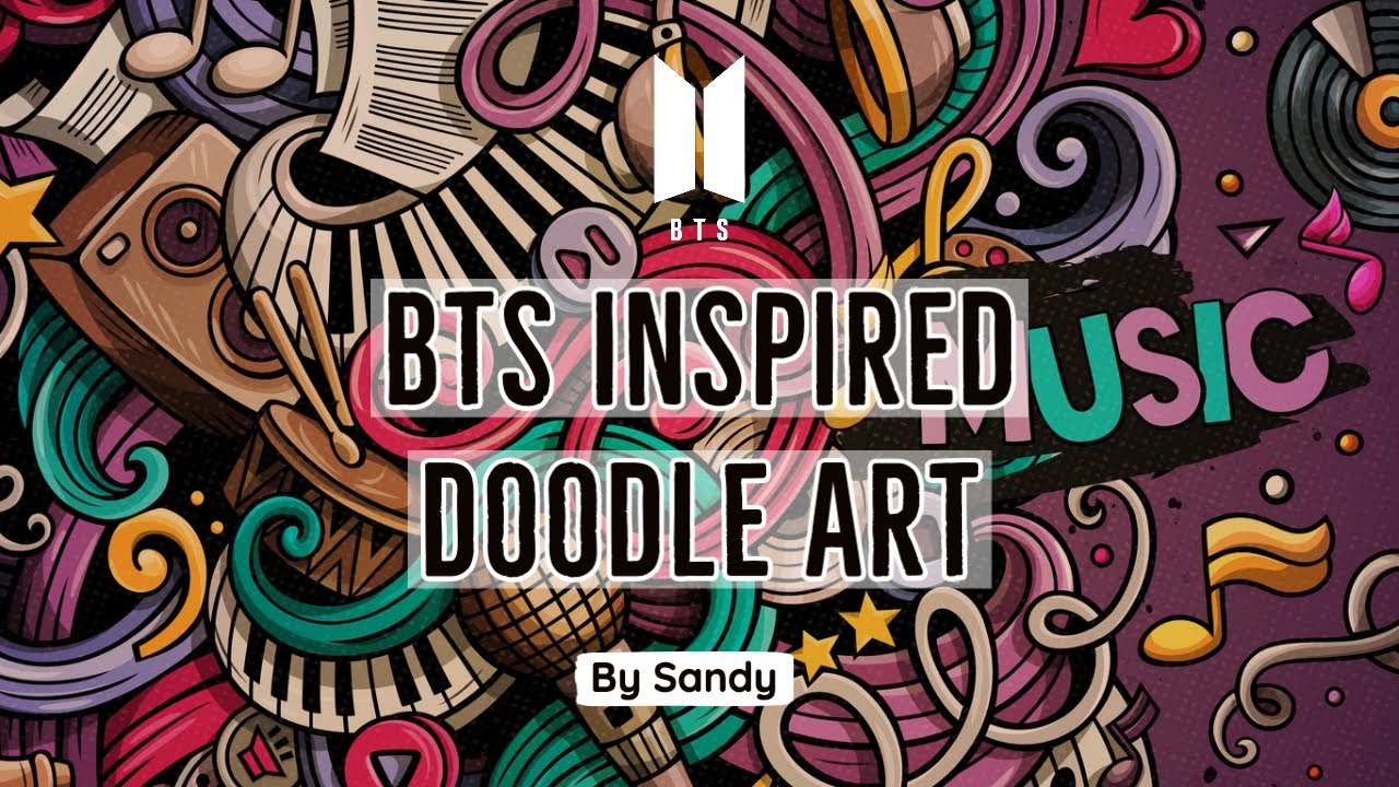 Doodle Art | BTS Doodle Art - YouTube