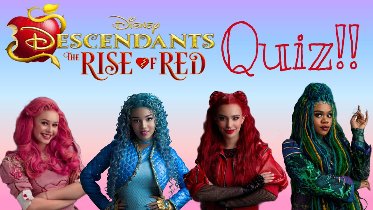 Descendants the Rise of Red quiz ️ - YouTube
